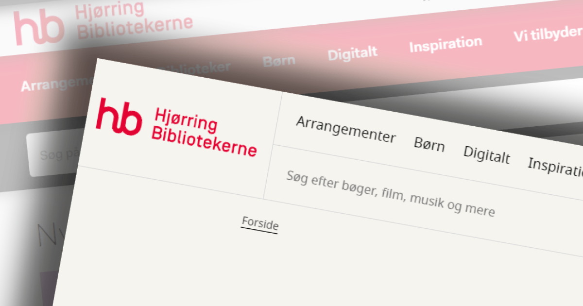 Velkommen til vores nye hjemmeside | Hjørring Bibliotekerne